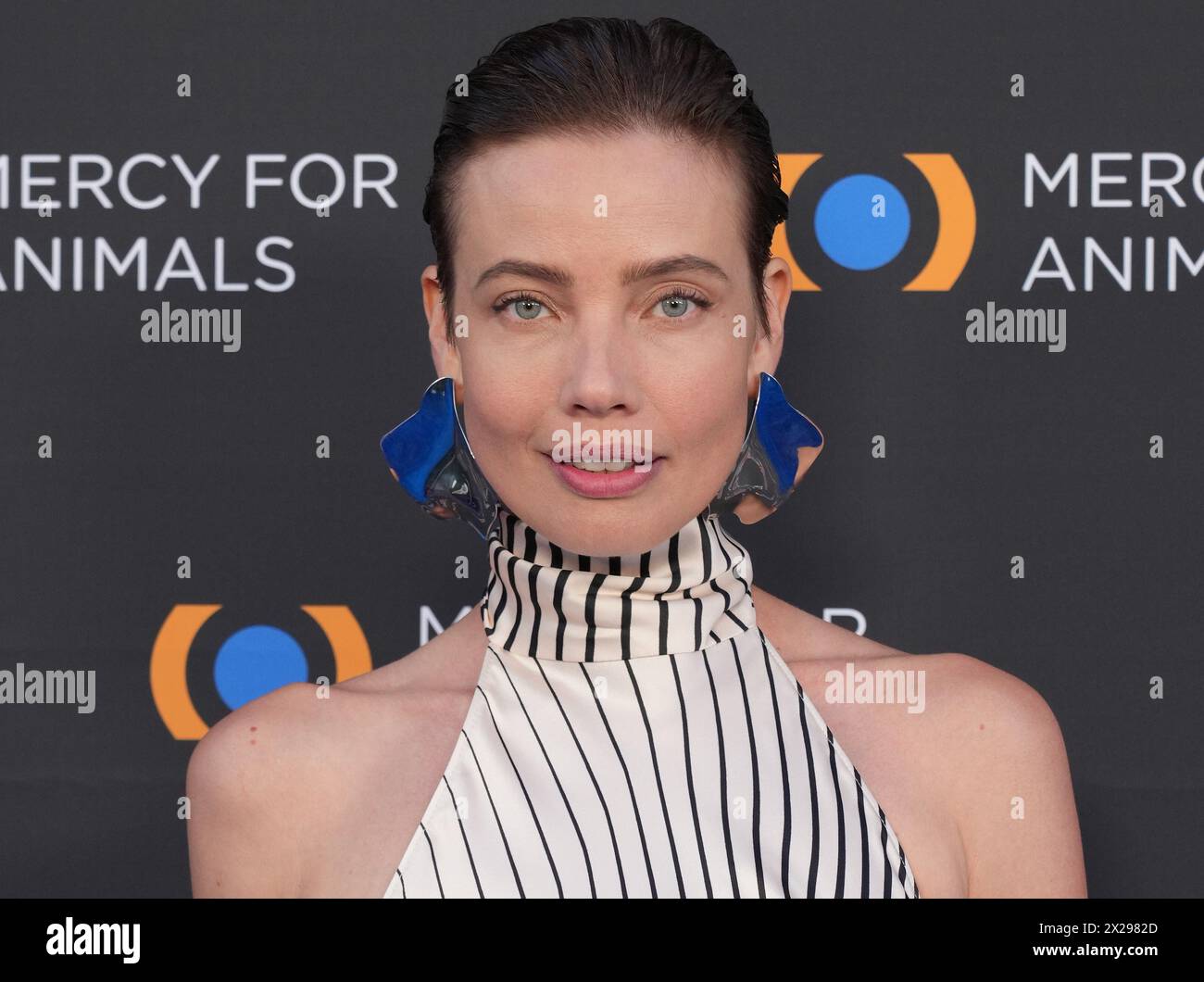 Stephanie Corneliussen arrives at the The Mercy for Animals 25th Annual ...