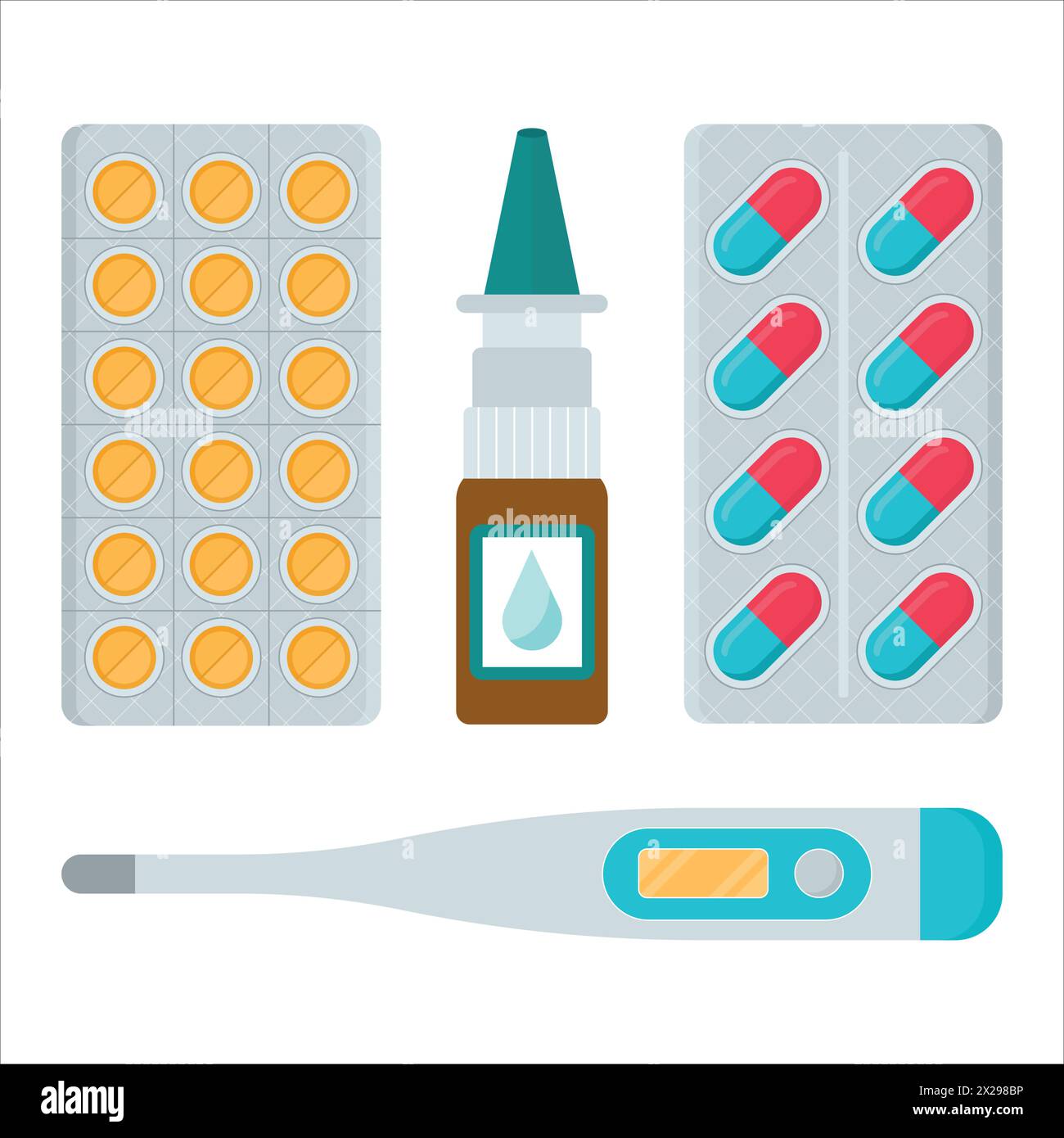 Medicine, pharmacy, hospital mini set of drugs Medication ...