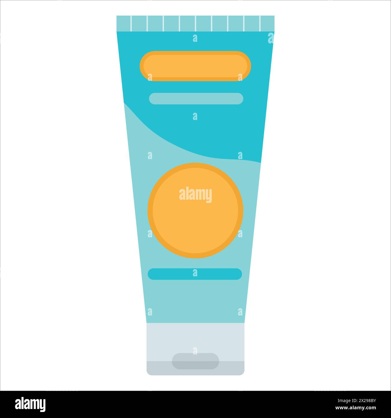 Cosmetic packaging plastic tube cream vector Stock Vector Image & Art ...