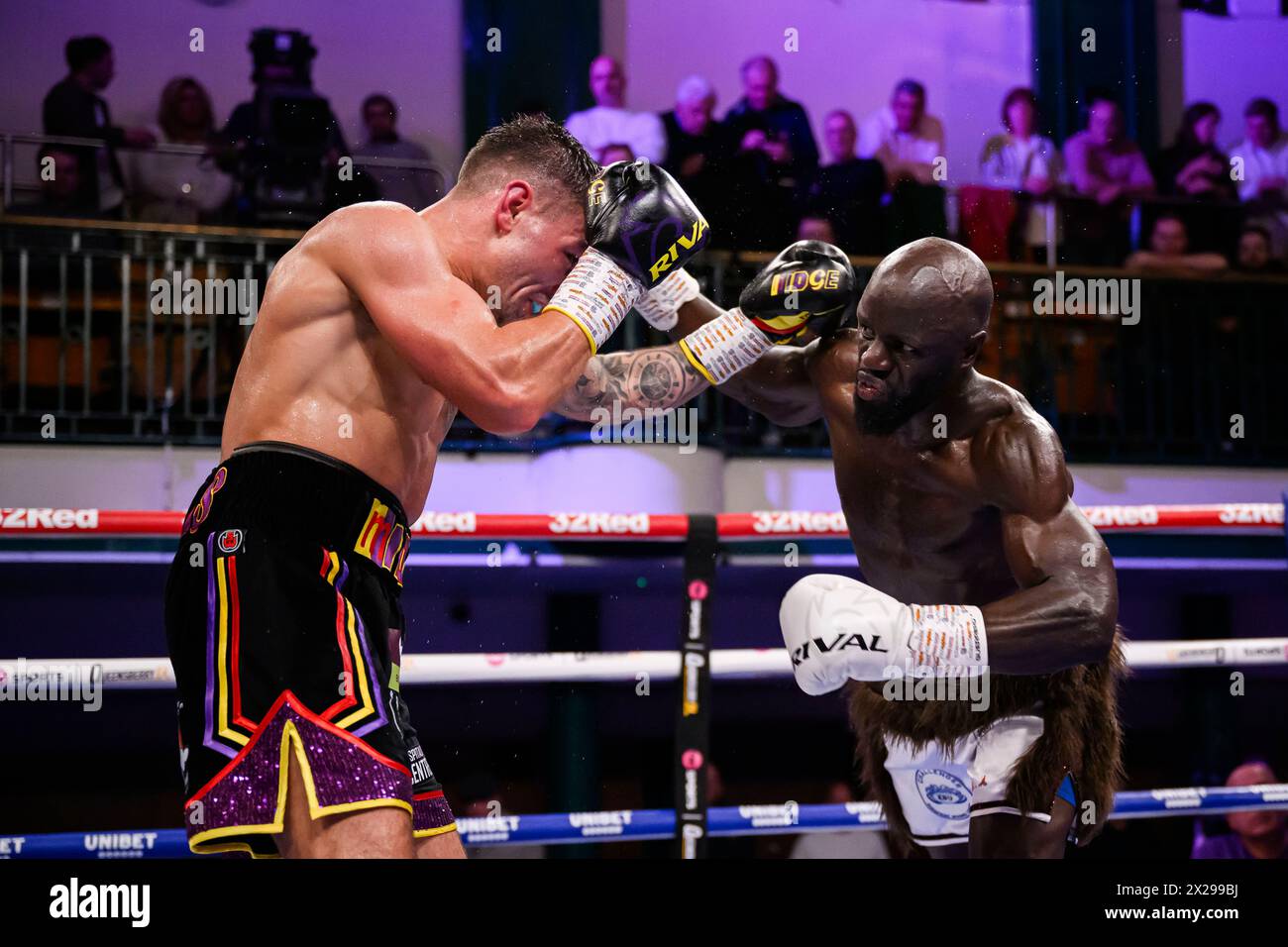 LONDON, UNITED KINGDOM. 20 Apr, 2024. Sam Noakes vs Yvan Mendy - Vacant ...
