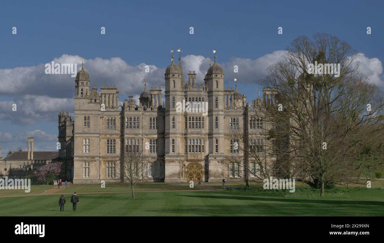 Burghley House is a grand 16-century English country house near ...