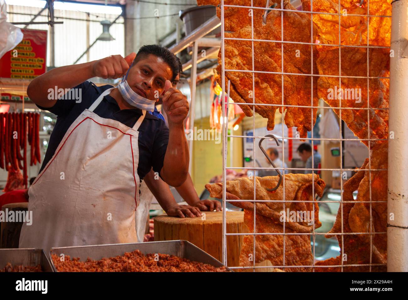 Butcher stall meat interior shopping hi-res stock photography and ...