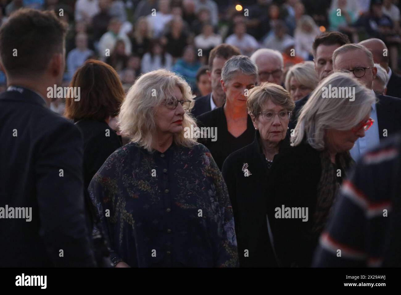 Sydney, Australia. 21st April 2024. Hundreds gather at Bondi Beach for ...