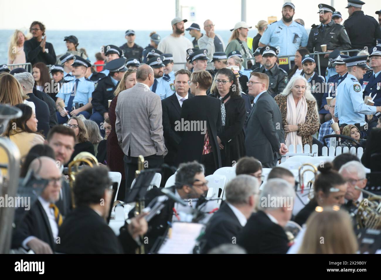 Sydney, Australia. 21st April 2024. Hundreds gather at Bondi Beach for ...