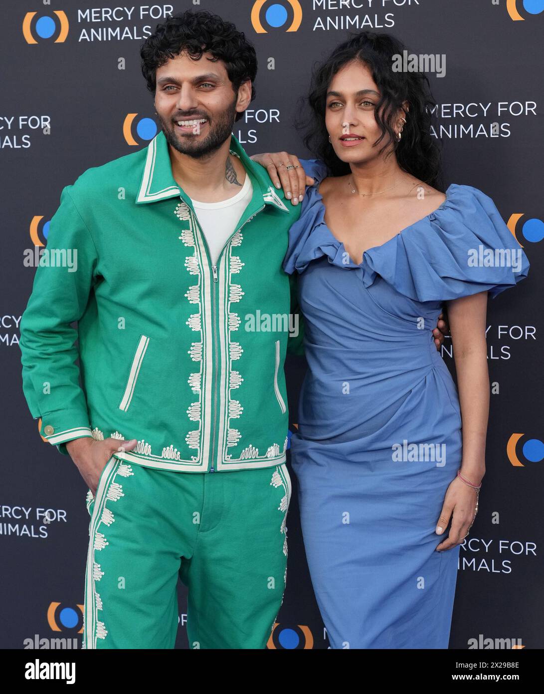 (L-R) Jay Shetty and Radhi Devlukia-Shetty arrives at the The Mercy for ...
