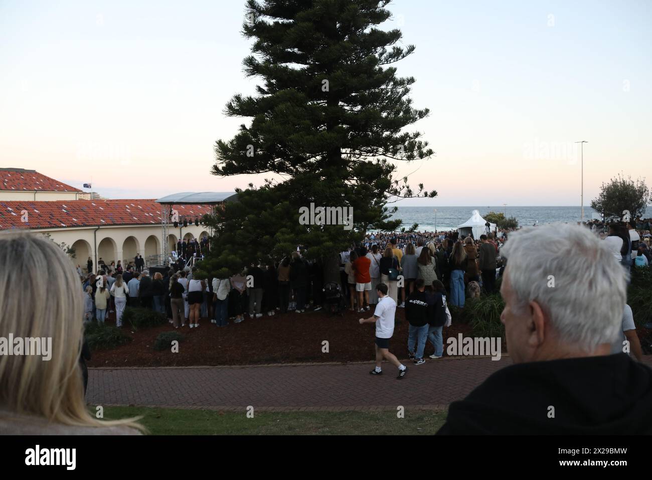 Sydney, Australia. 21st April 2024. Thousands gather at Bondi Beach for ...