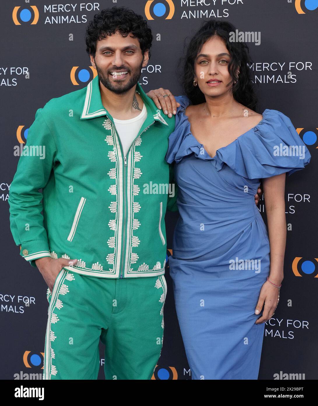 Los Angeles, USA. 20th Apr, 2024. (L-R) Jay Shetty and Radhi Devlukia ...