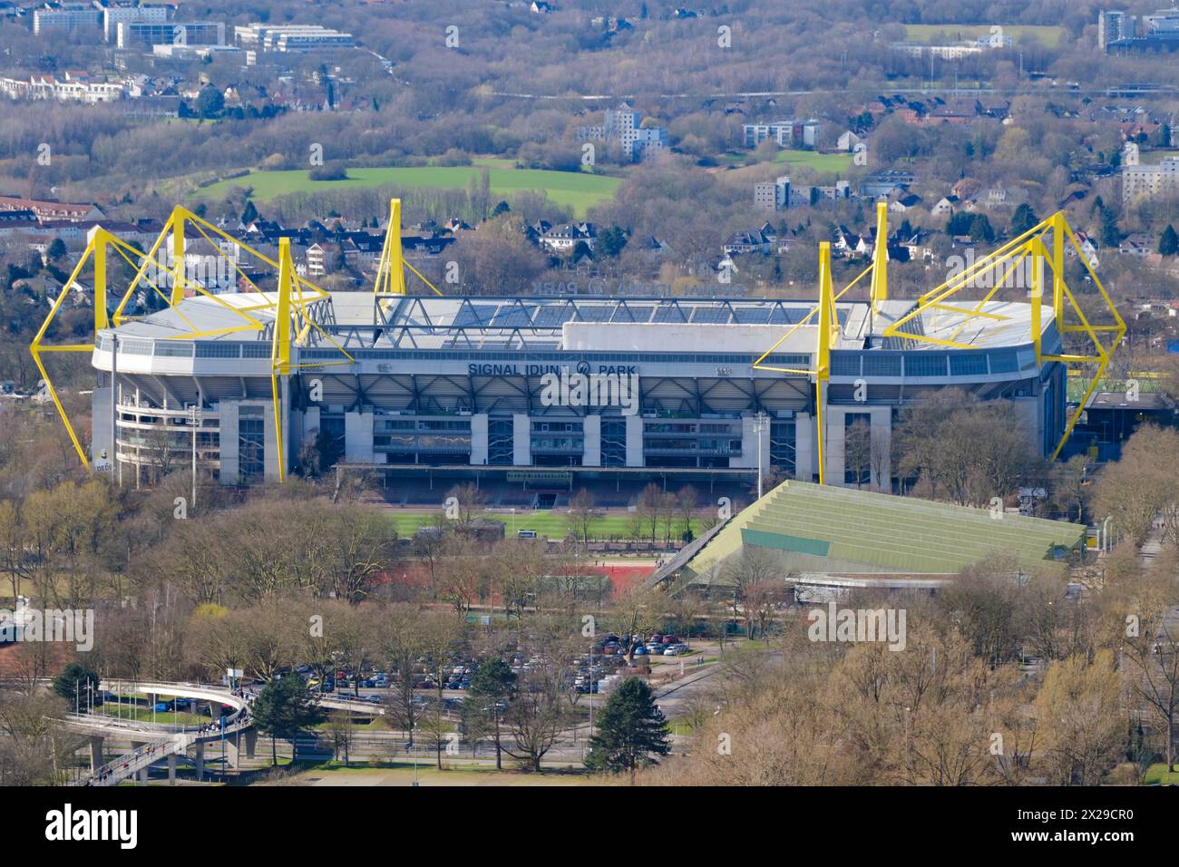 View from above to the city of Dortmund Stock Photo - Alamy