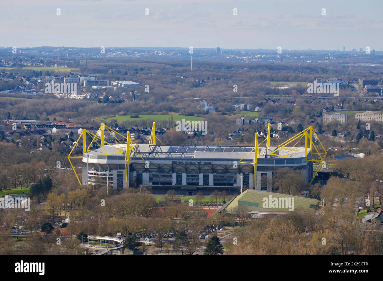 View from above to the city of Dortmund Stock Photo - Alamy