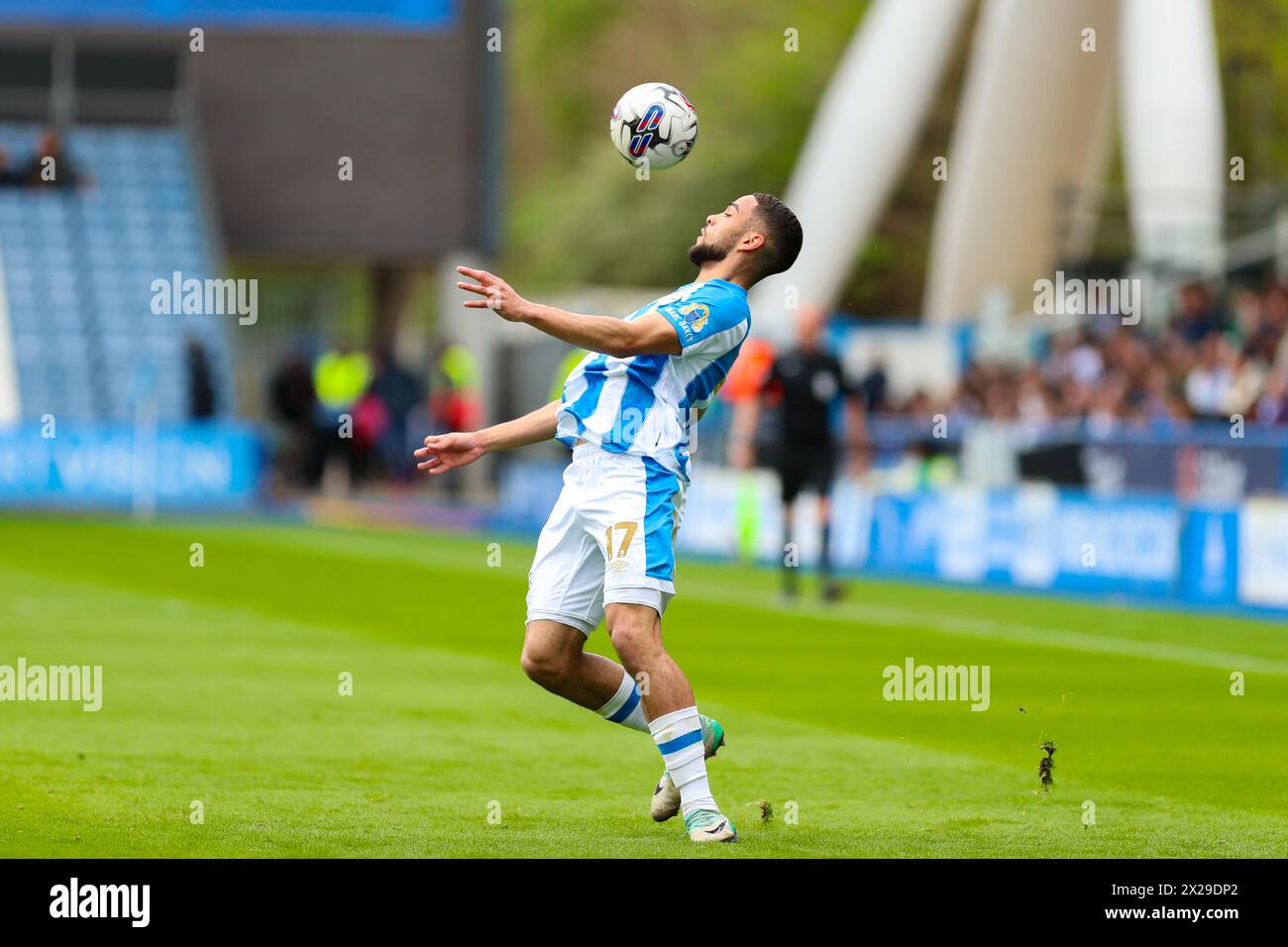 John Smith's Stadium, Huddersfield, England - 20th April 2024 Brodie ...