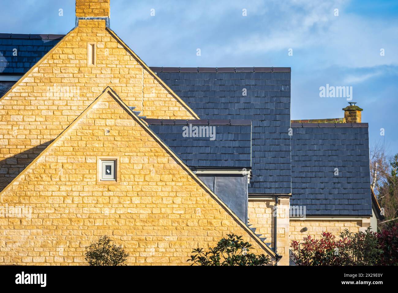 New build house uk stone hi-res stock photography and images - Alamy