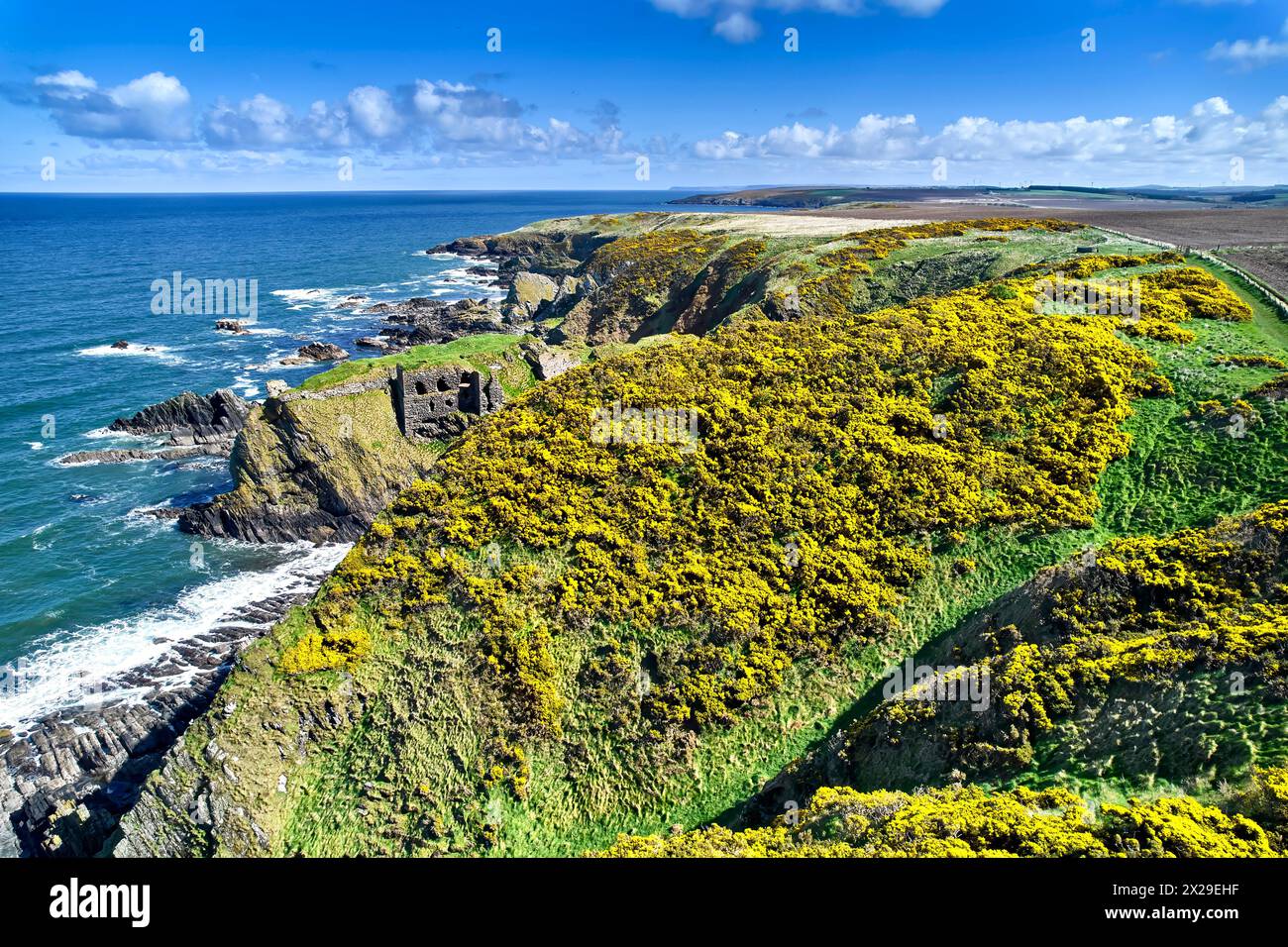 Findlater Castle Moray Firth Aberdeenshire Scotland the ruins Moray ...