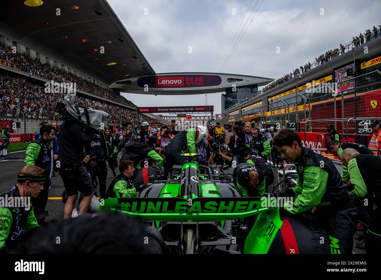 F1 china shanghai zhou guanyu hi-res stock photography and images - Alamy