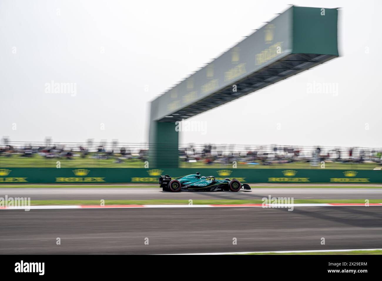 SHANGHAI, CHINA - APRIL 20: Lance Stroll, Aston Martin F1 AMR23 During ...