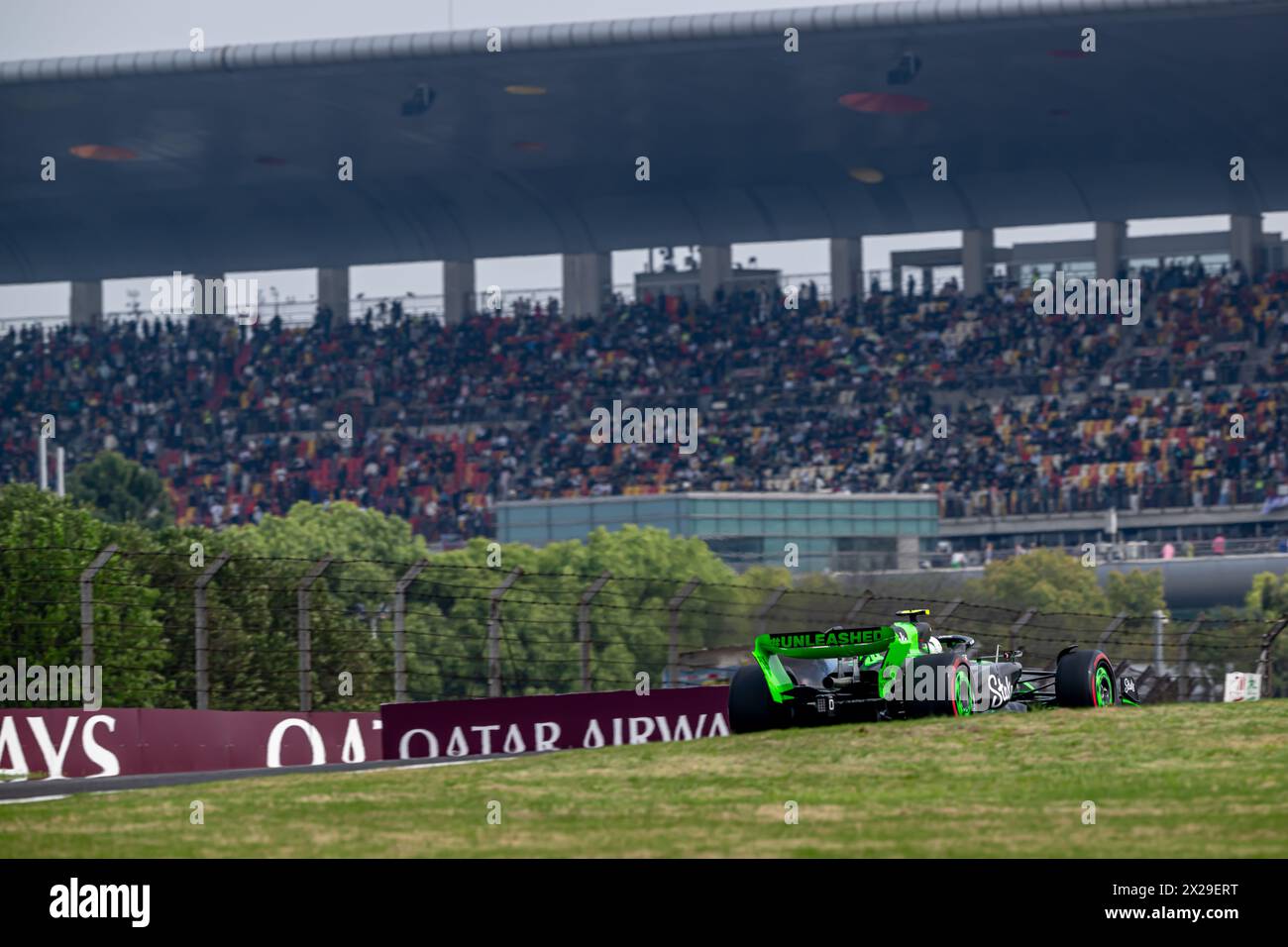 SHANGHAI, CHINA - APRIL 20: Zhou Guanyu, Stake F1 Team C43 During ...