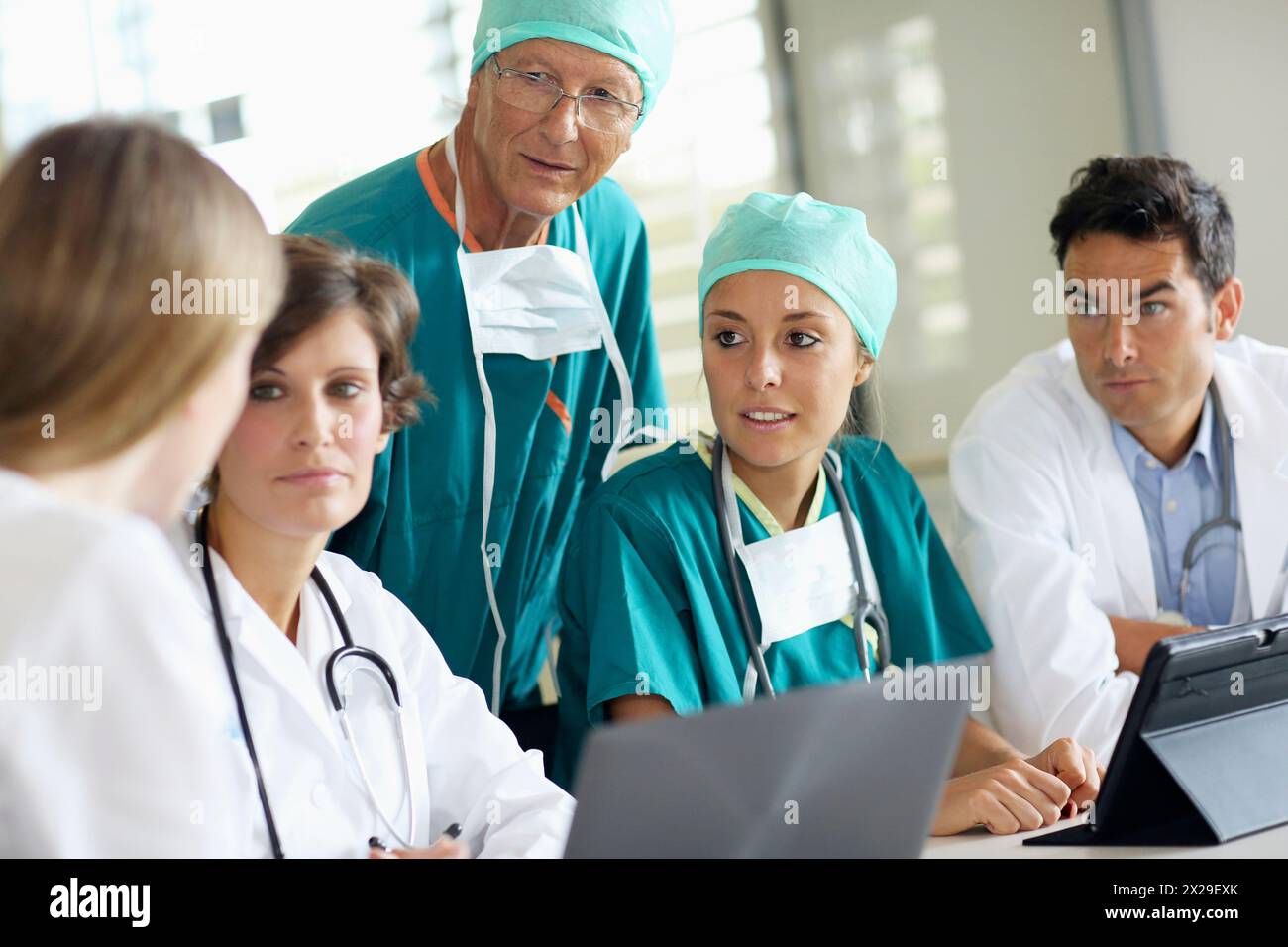 medical meeting, clinical session, Onkologikoa Hospital, Oncology ...