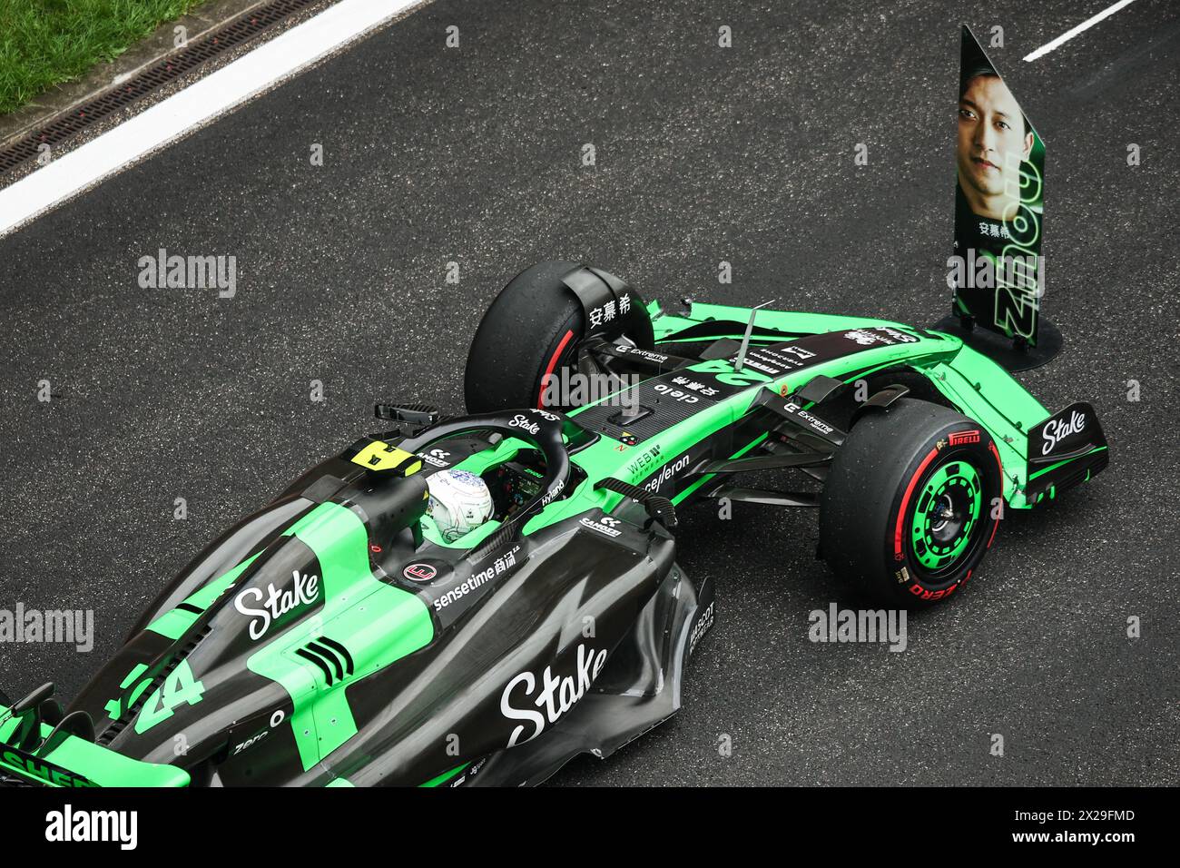 ZHOU Guanyu (chi), Stake F1 Team Kick Sauber C44, portrait during the Formula 1 Lenovo Chinese ...