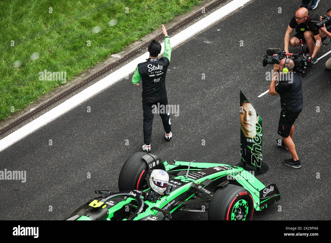 ZHOU Guanyu (chi), Stake F1 Team Kick Sauber C44, portrait during the Formula 1 Lenovo Chinese ...