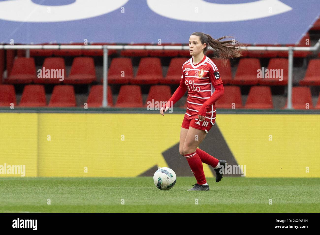 Constance Brackman (20) of Standard pictured during a female soccer ...