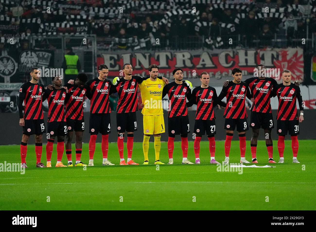 April 19, 2024, Deutsche Bank Park, Frankfurt, GER, 1.FBL, Eintracht ...