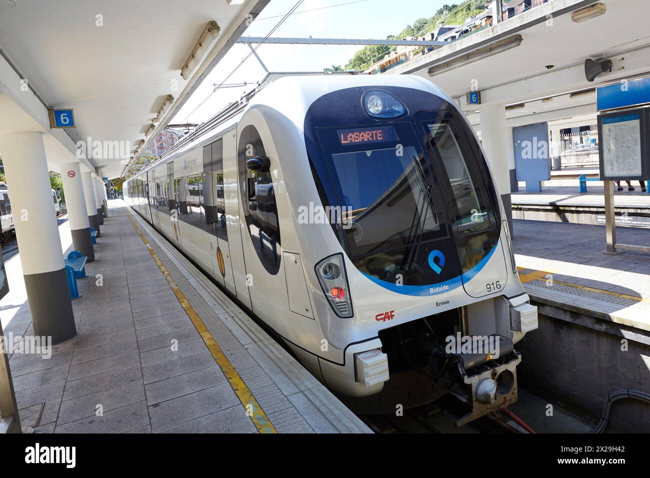 Trains. Commuter Train Station. Euskotren. Easo Square. Donostia. San ...