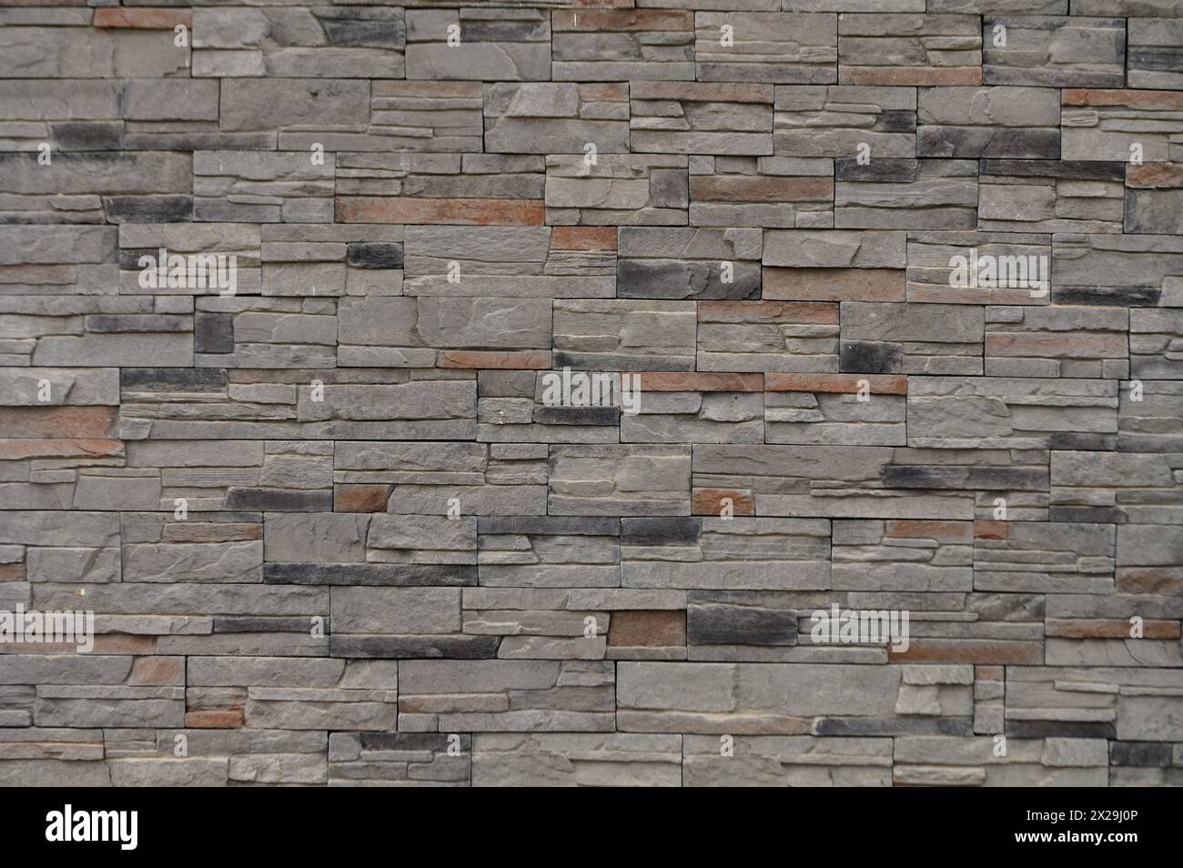Artificial stone cladding. Designed to resemble real stone. 3 Stock ...