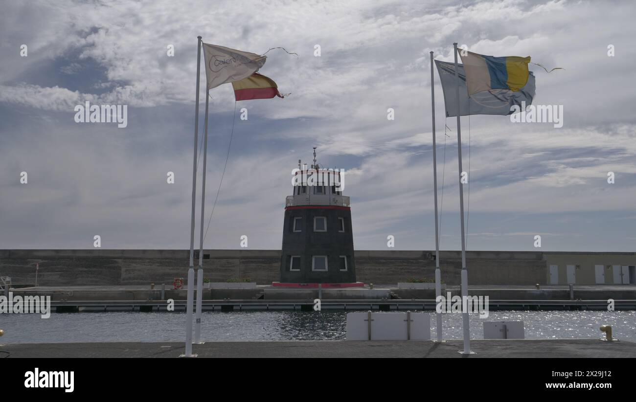 Lanzarote puerto calero harbour hi-res stock photography and images - Alamy