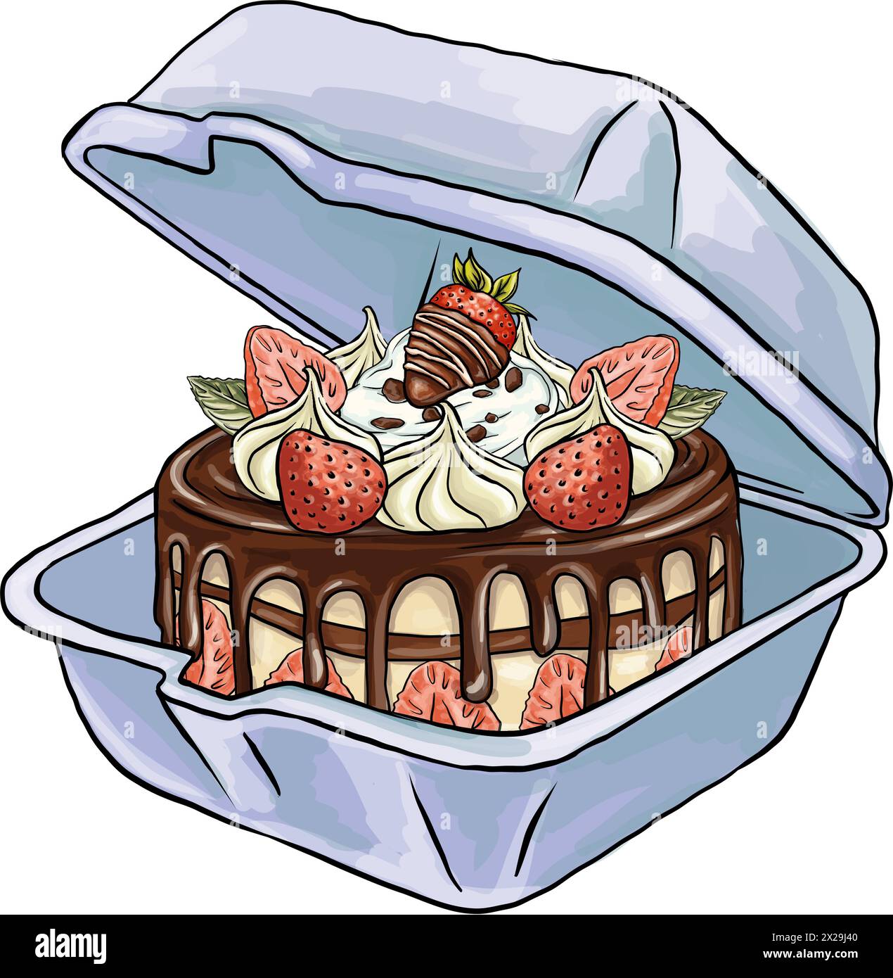 Cake small Stock Vector Images - Alamy