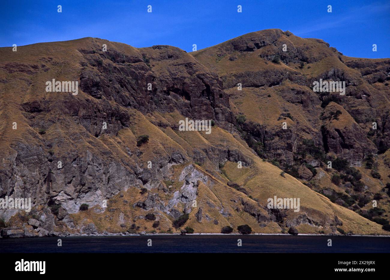 Hills, Komodo National Park, Komodo Island, Lesser Sunda Islands ...