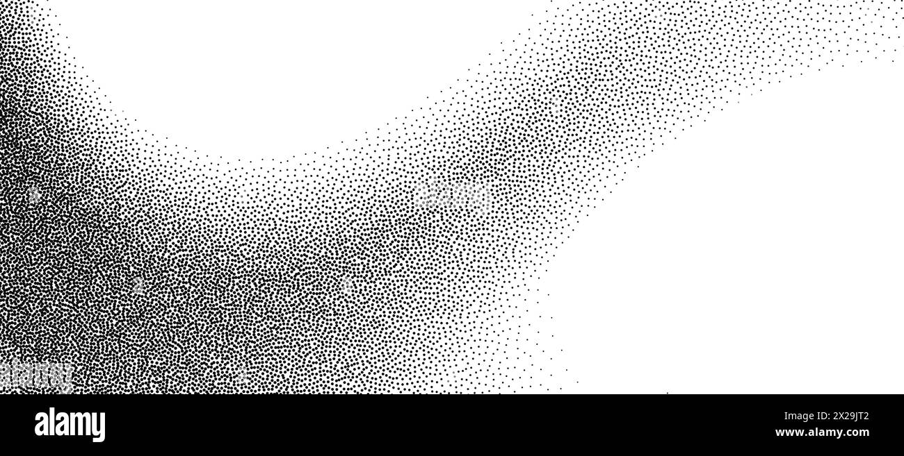 Dotwork abstract background, black grain texture, Abstract stipple sand ...