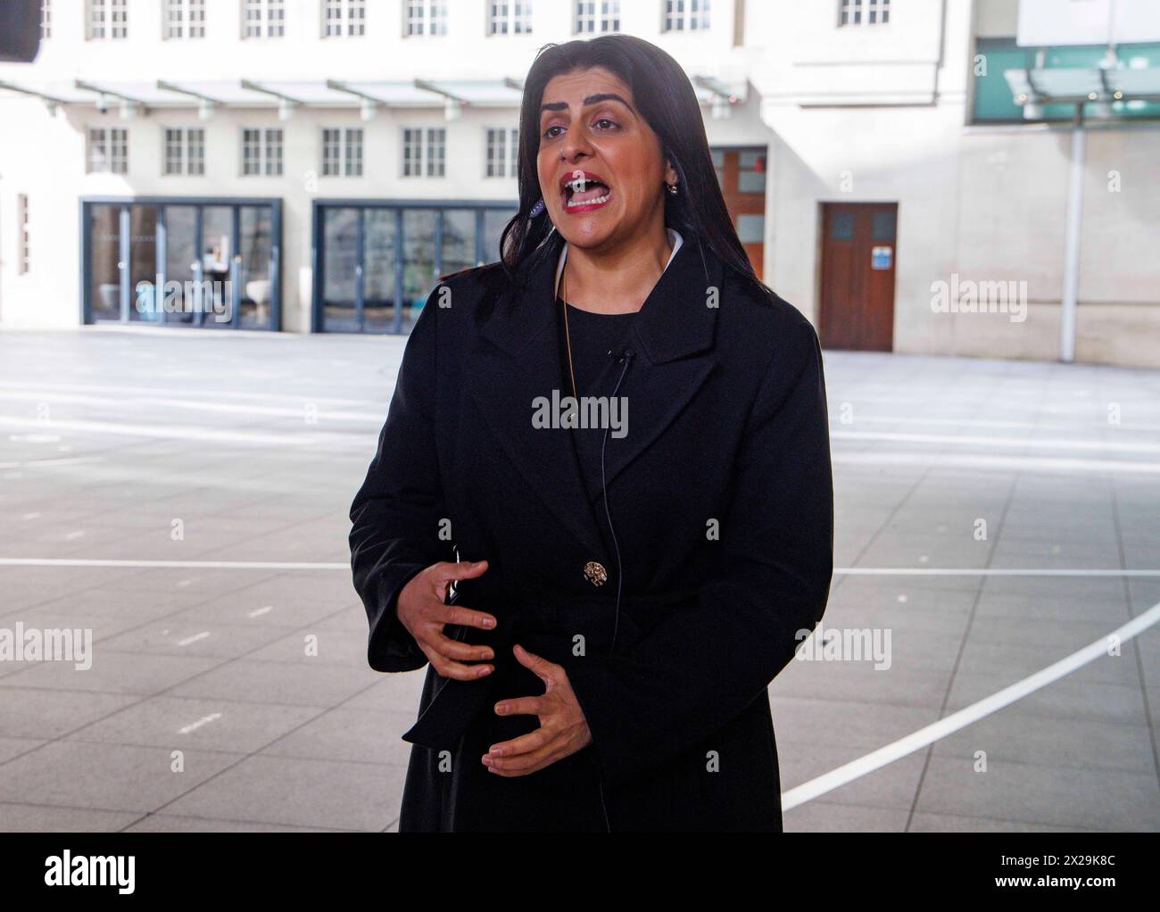 London, UK. 21st Apr, 2024. Shabana Mahmood, Shadow Cabinet of Keir ...