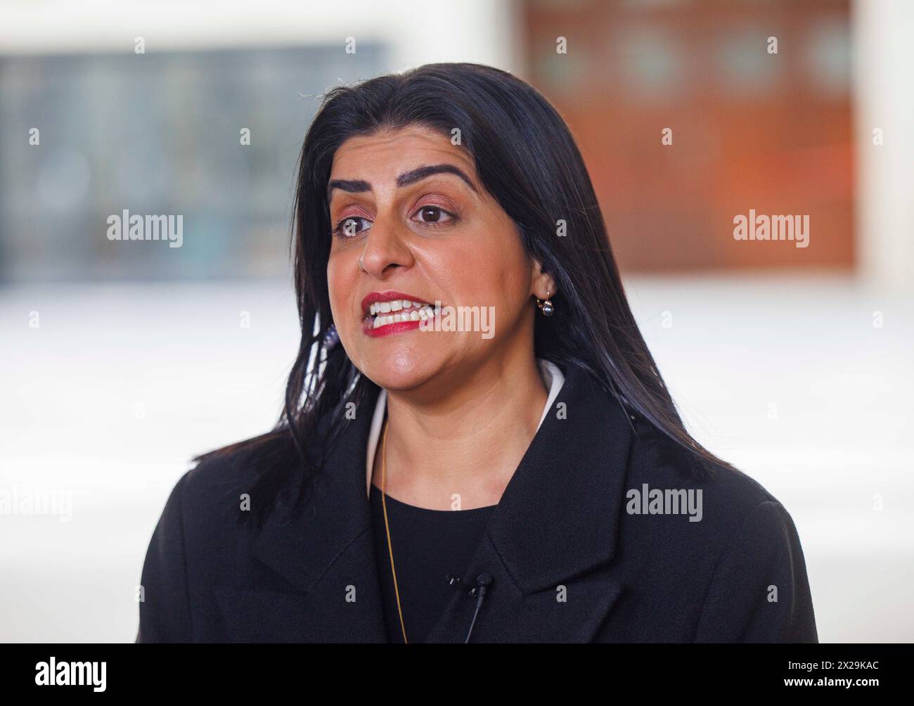 London, UK. 21st Apr, 2024. Shabana Mahmood, Shadow Cabinet of Keir ...