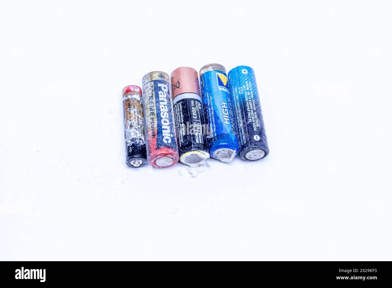 Battery recycling sorting waste hi-res stock photography and images - Alamy