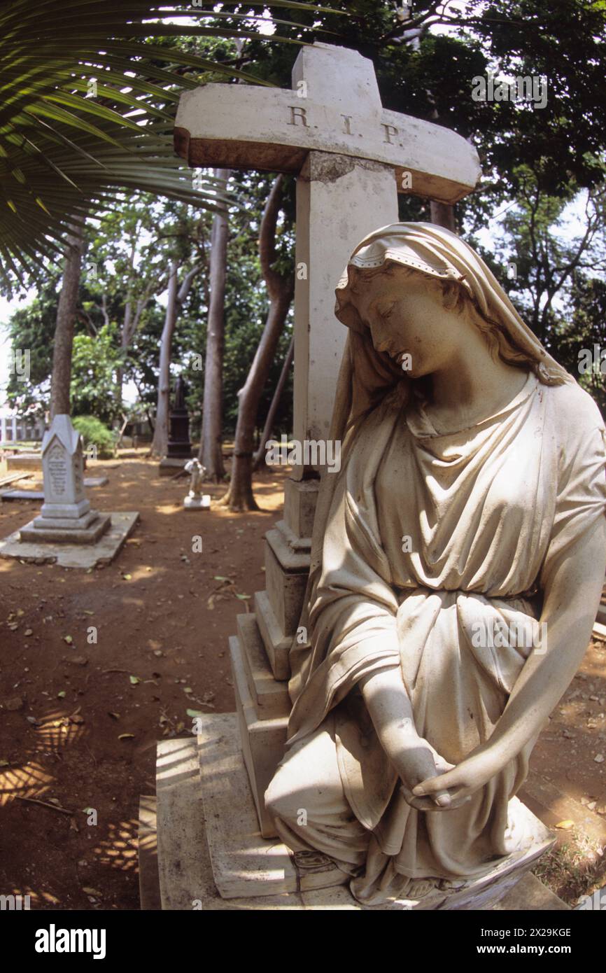 Tombstone of Mary Anne Mackenzie, Kebon Jahe cemetery, Jakarta ...