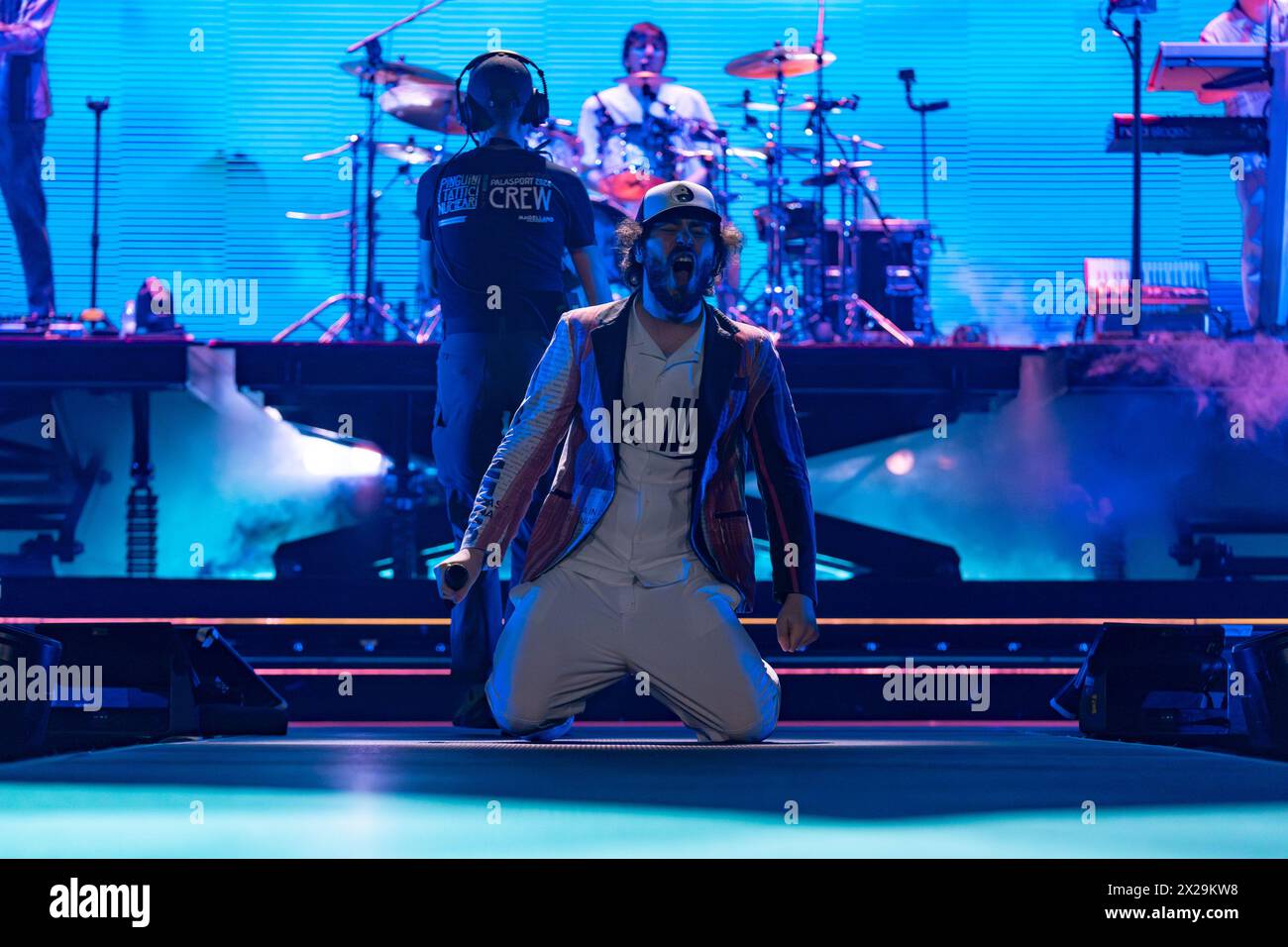 Riccardo Zanotti and Matteo Locati of Pinguini Tattici Nucleari Stock ...