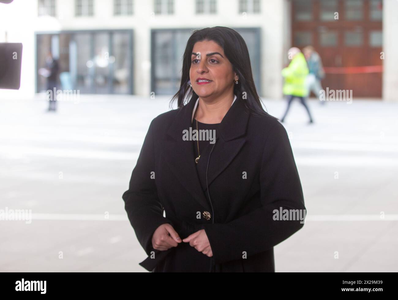 London, England, UK. 21st Apr, 2024. Shadow Justice Secretary SHABANA ...