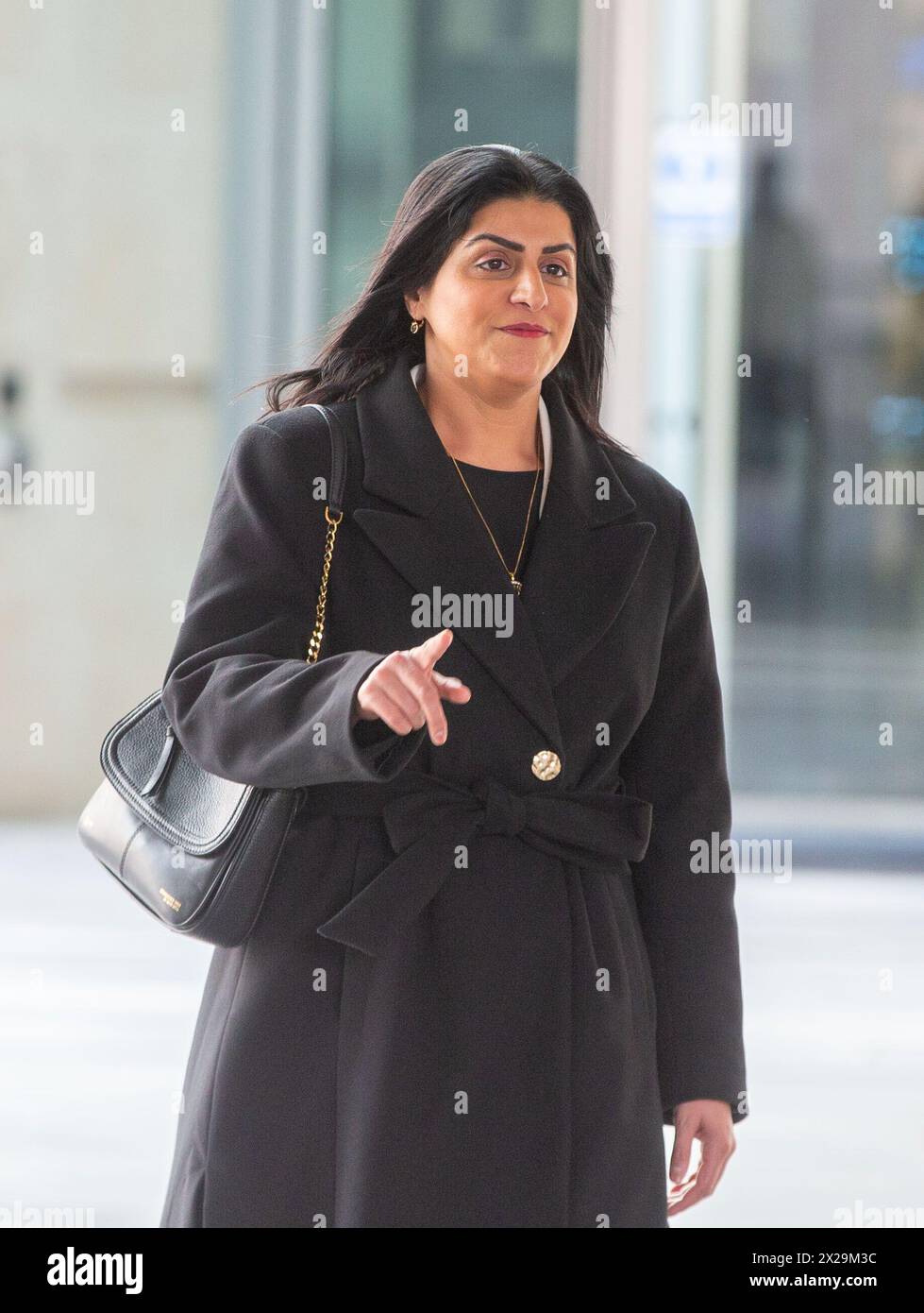 London, England, UK. 21st Apr, 2024. Shadow Justice Secretary SHABANA ...