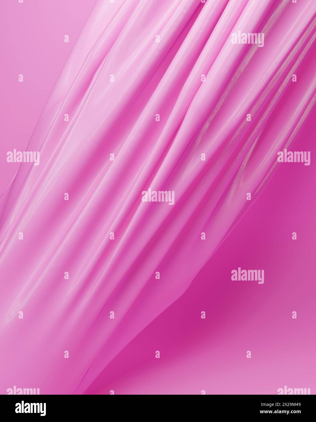 Pink folds ripples rubber latex silky smooth vibrant abstract ...