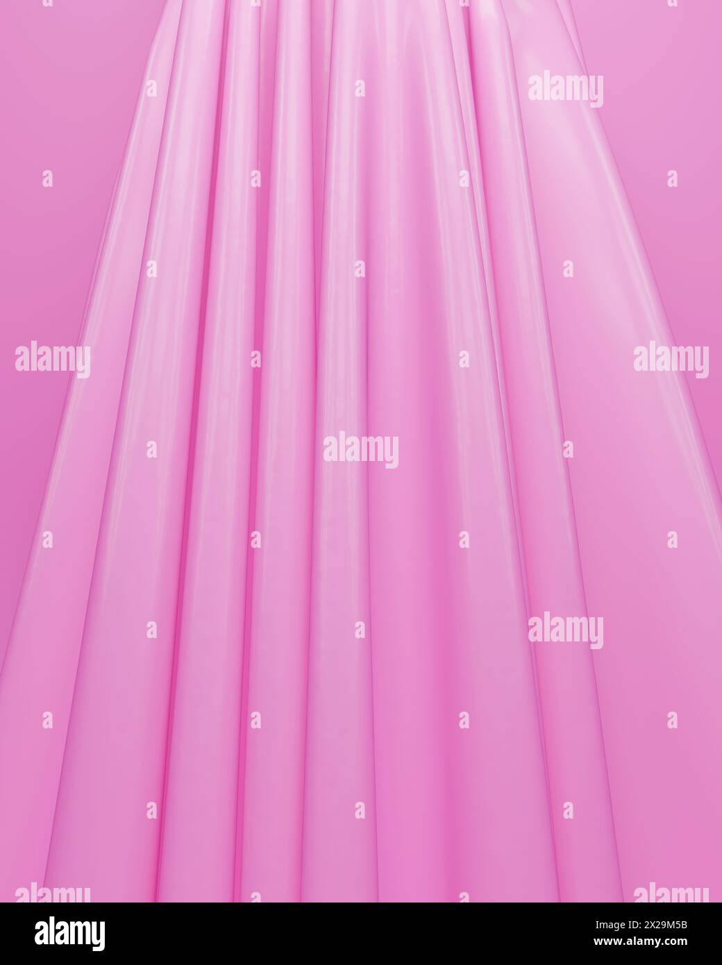 Pink folds ripples rubber latex silky smooth vibrant abstract ...