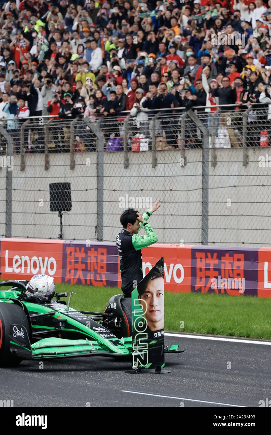 ZHOU Guanyu (chi), Stake F1 Team Kick Sauber C44, portrait during the Formula 1 Lenovo Chinese ...