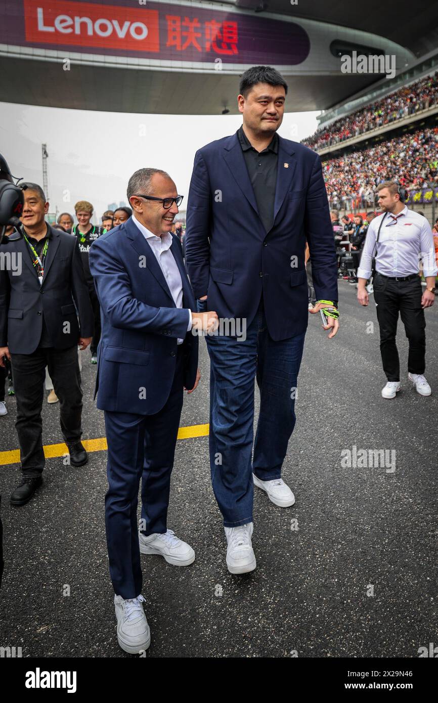 Shanghai, China. 21st Apr, 2024. YAO MING basketball NBA player during ...