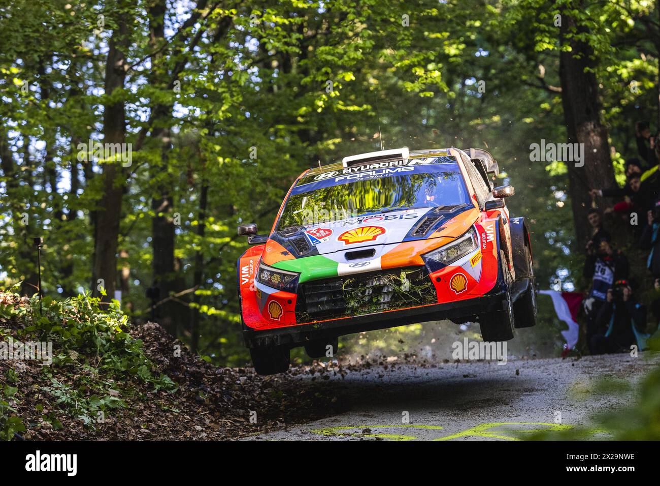 08 TANAK Ott, JARVEOJA Martin, Hyundai I20 Rally1, action during the ...