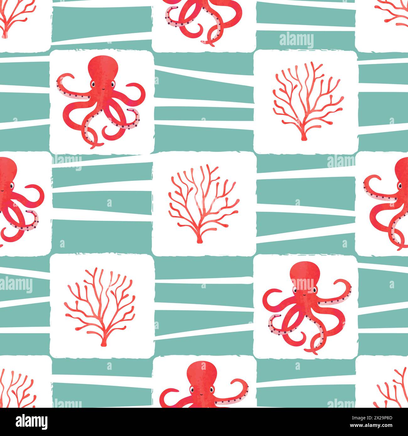 Coral sea reef nursery Stock Vector Images - Alamy