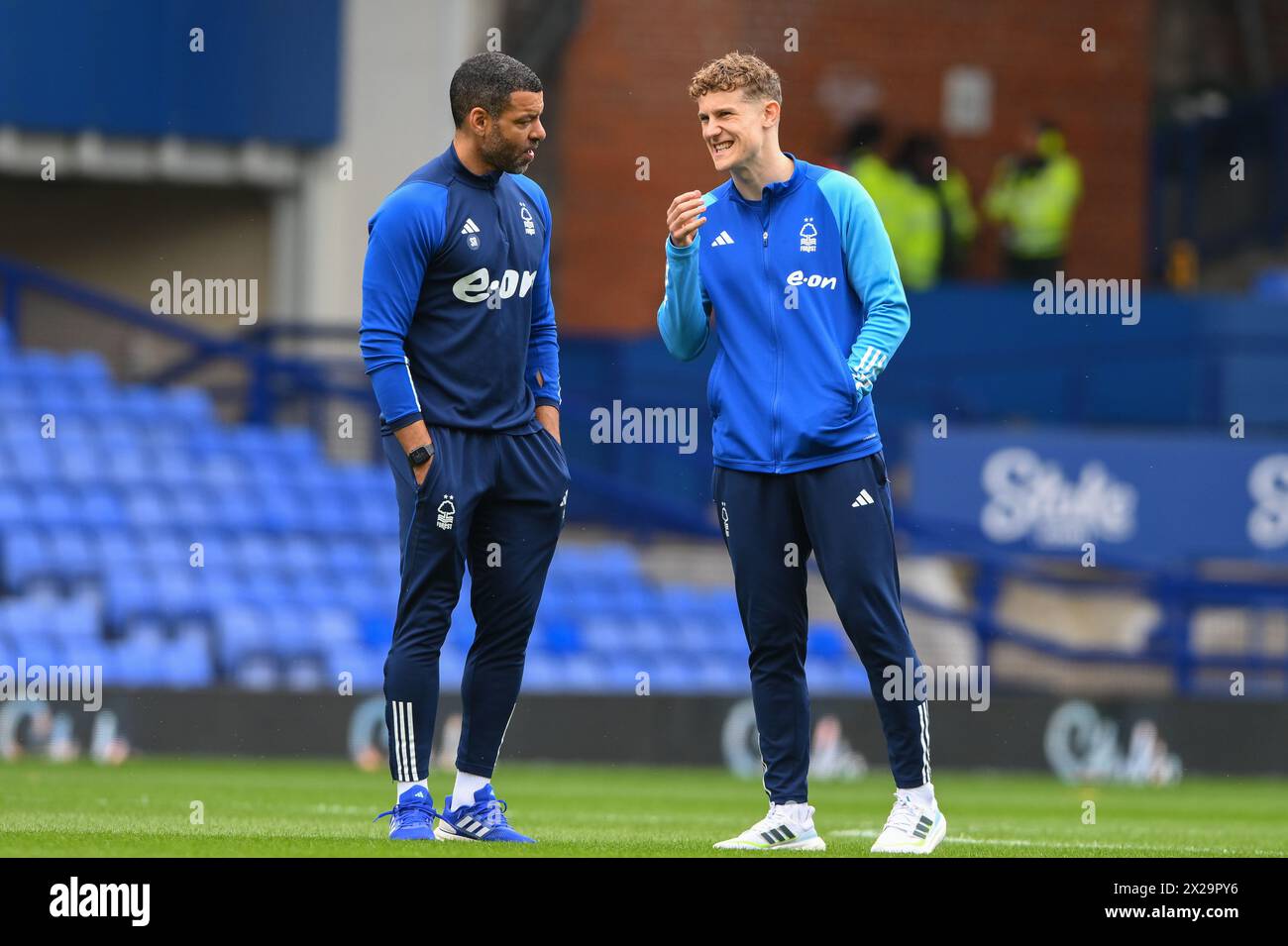 Goodison Park, Liverpool on Sunday 21st April 2024. Steven Reid, of ...
