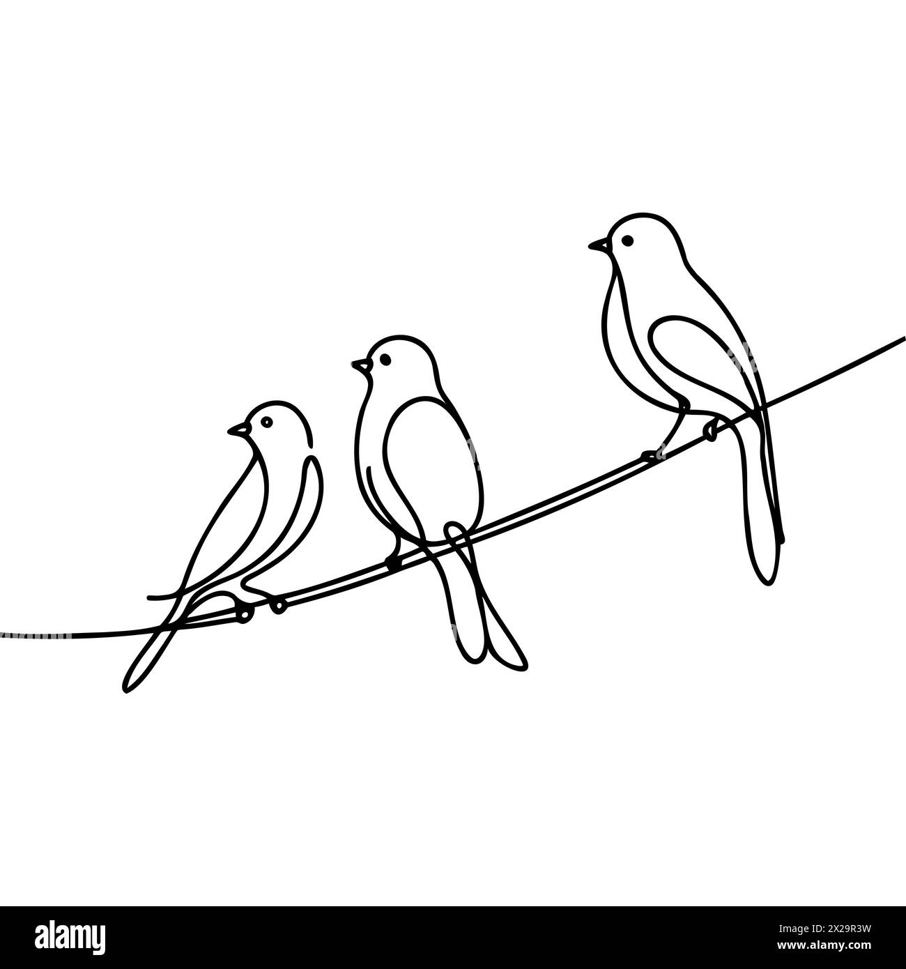 Bird Branch Clip Art Black
