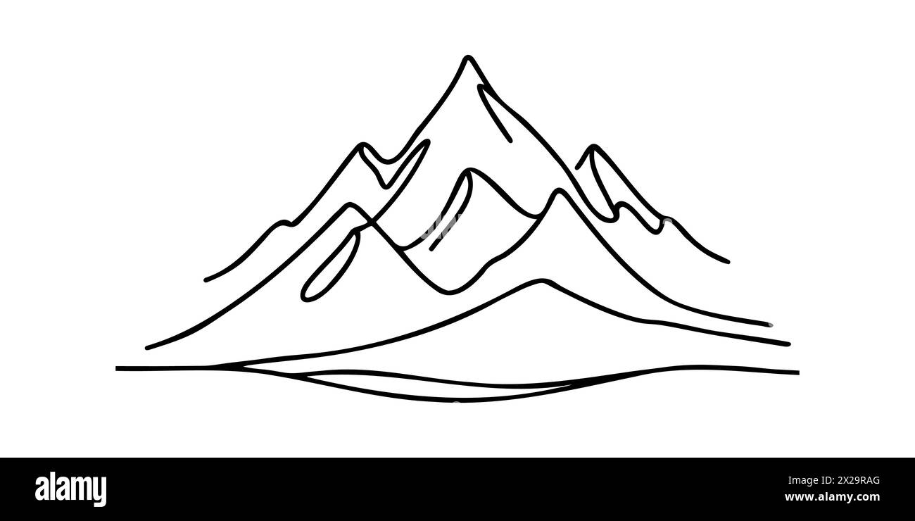 Alps one Stock Vector Images - Alamy