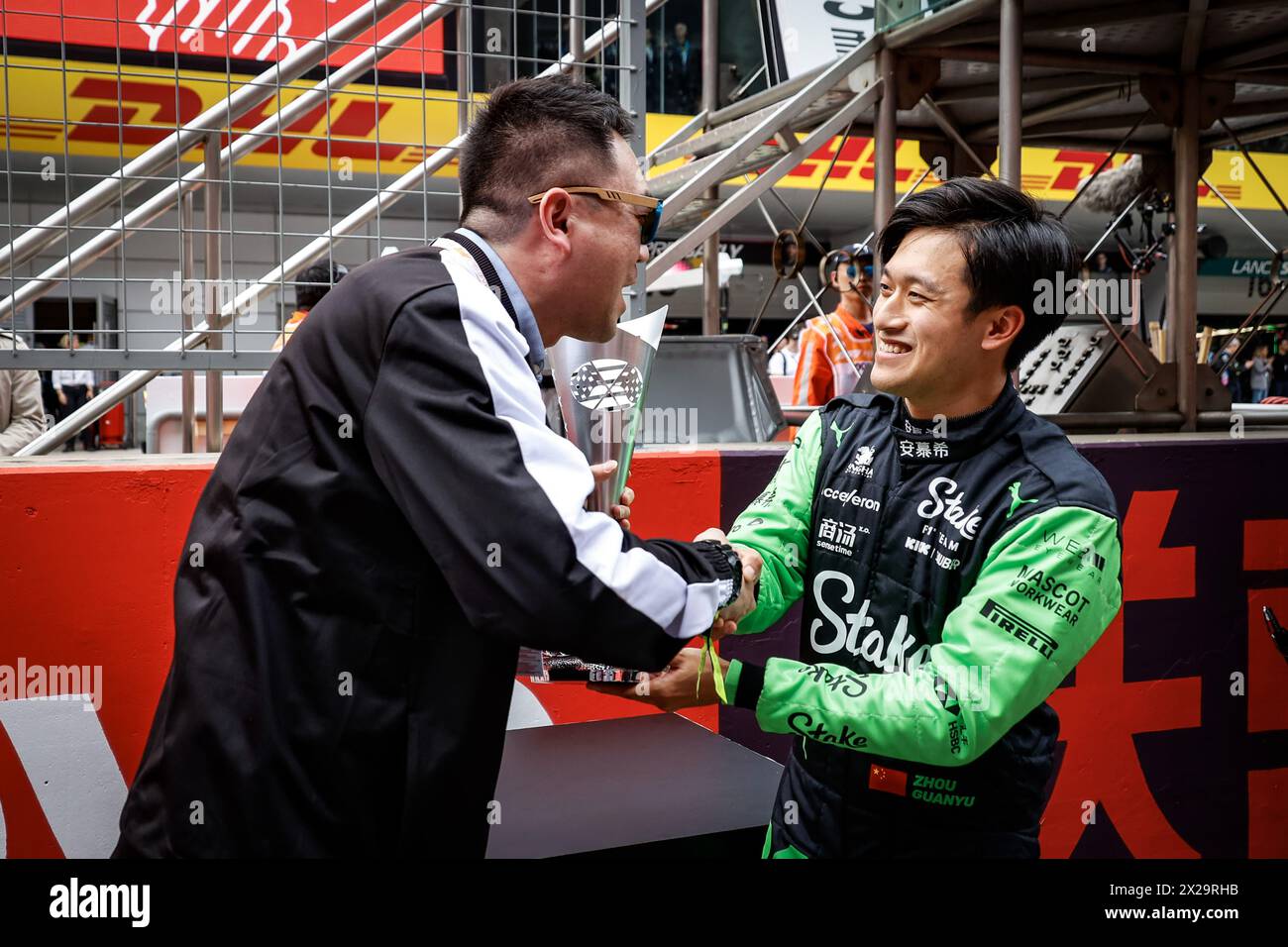 ZHOU Guanyu (chi), Stake F1 Team Kick Sauber C44, portrait during the Formula 1 Lenovo Chinese ...