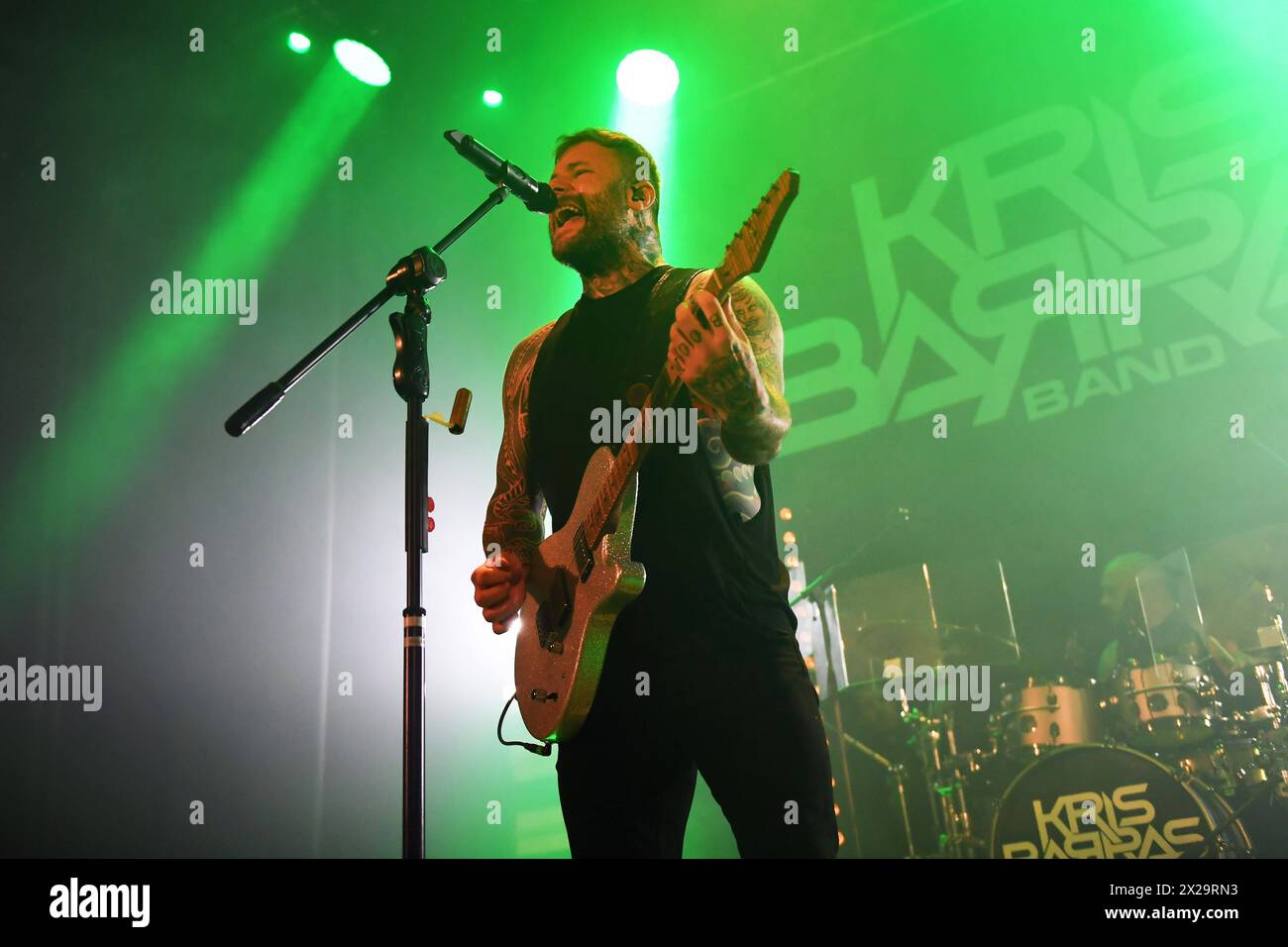 Kris Barras Band performing at Islington Assembly Hall LONDON, ENGLAND ...