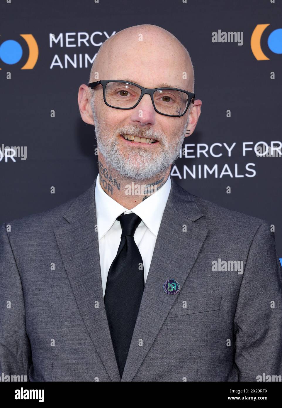 LOS ANGELES, CA - APRIL 20: Moby at The Mercy for Animals 25th Annual ...