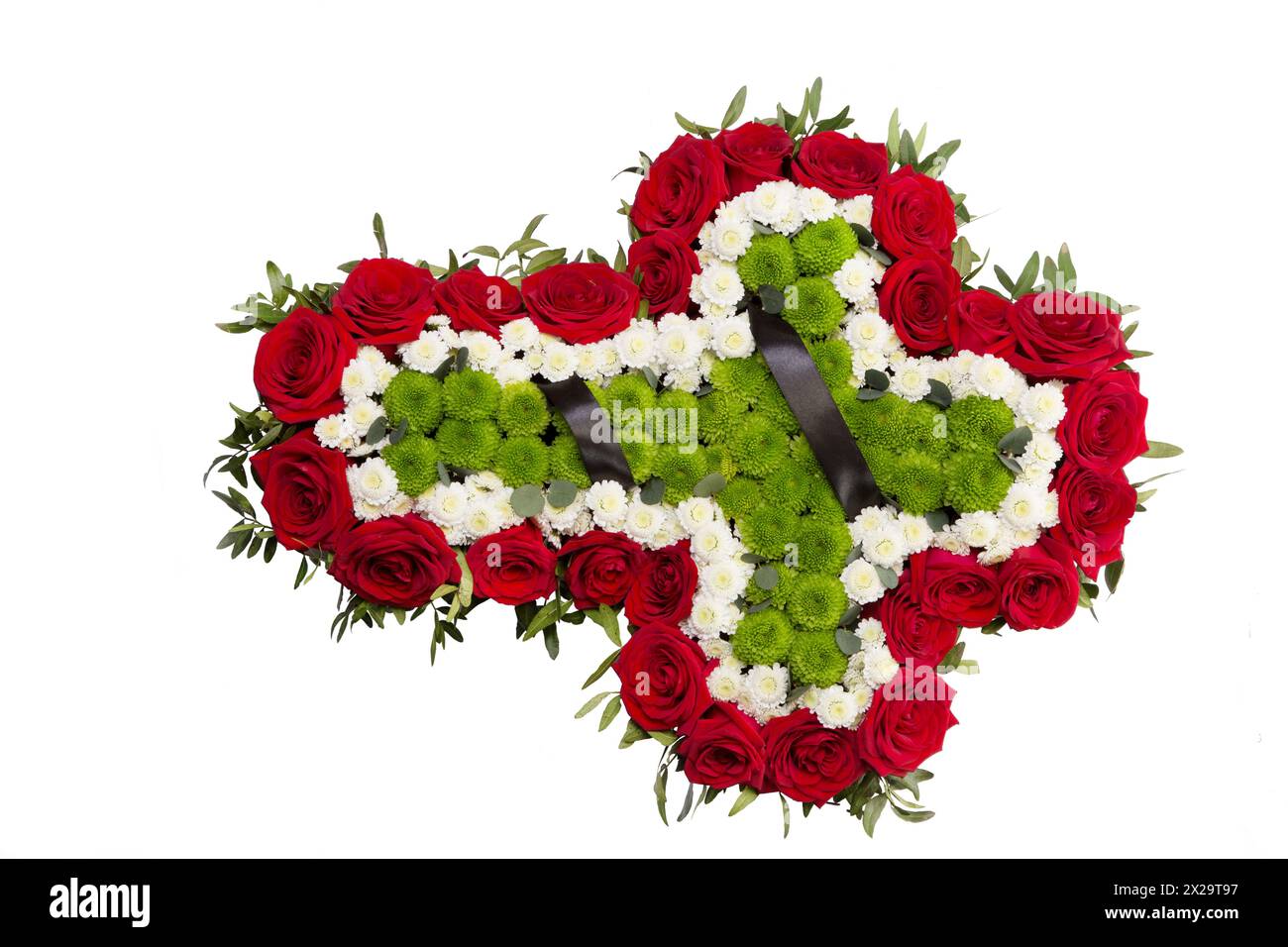 Funeral flowers isolated Cut Out Stock Images & Pictures - Alamy